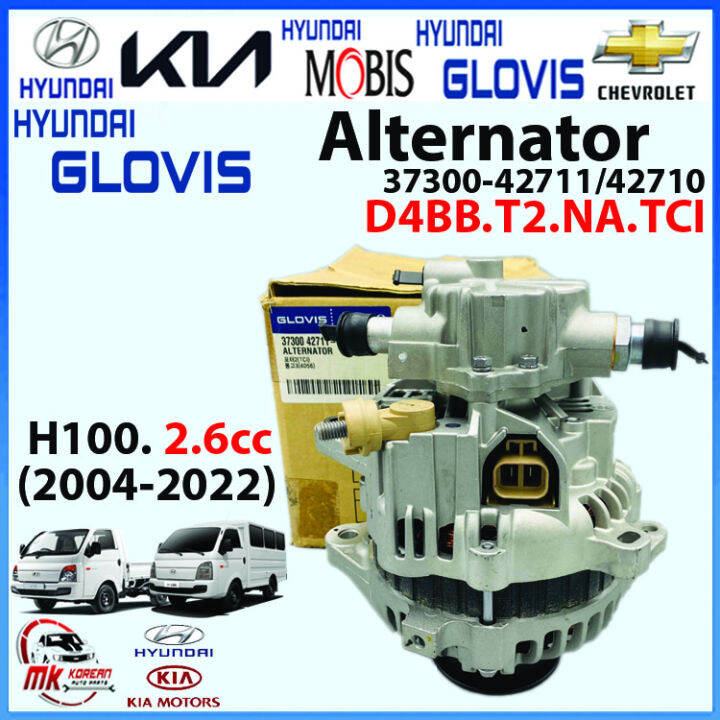 [HYUNDAI GLOVIS] Alternator for H100(2004-2022). 2.6cc. D4BB.T2.NA.TCI ...