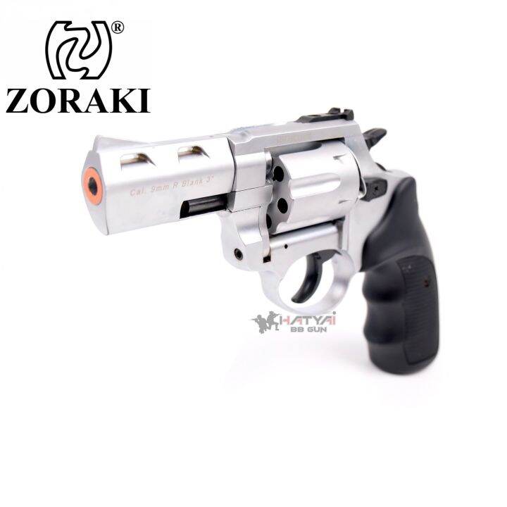 แบลงค์กัน ZORAKI REVOLVER R1 2.5” สีเงินด้าน BLANK GUN ผู้ซื้อต้องมี ...