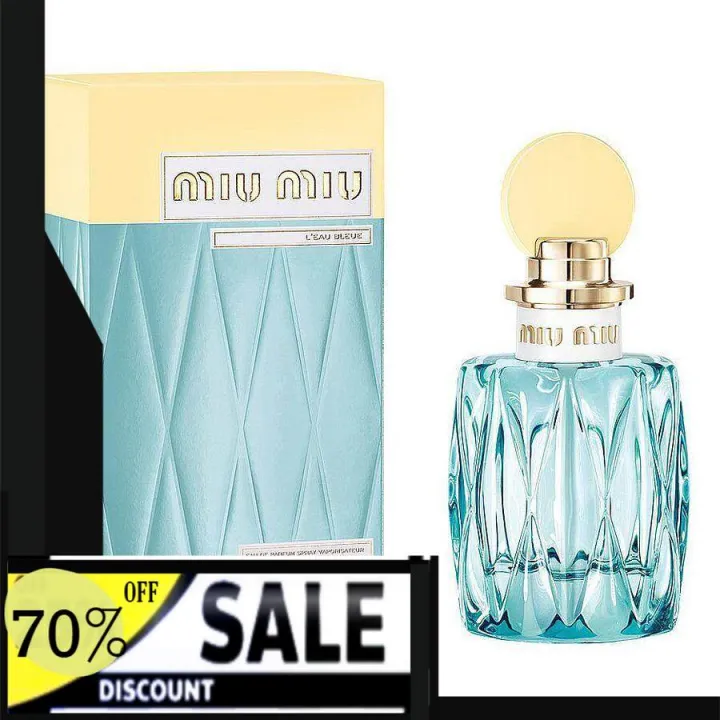 Miu Miu L'eau Bleue Eau De Parfum ( เหมาะสำหรับผู้หญิง ) 100ml >>>>สินค้าแบรนดัง ของแท้รับประกัน ...