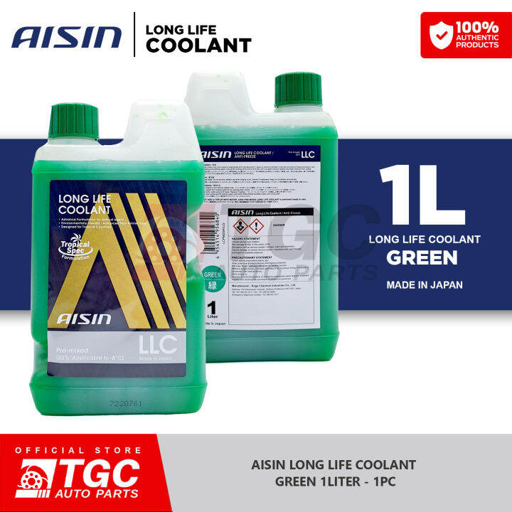 Aisin Long Life Coolant Ready to use Anti-Freeze Green 1L | Lazada PH