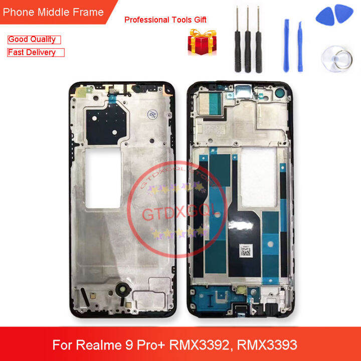 For Realme 9 Pro+ RMX3392, RMX3393 Middle Frame Plate Housing Board LCD ...