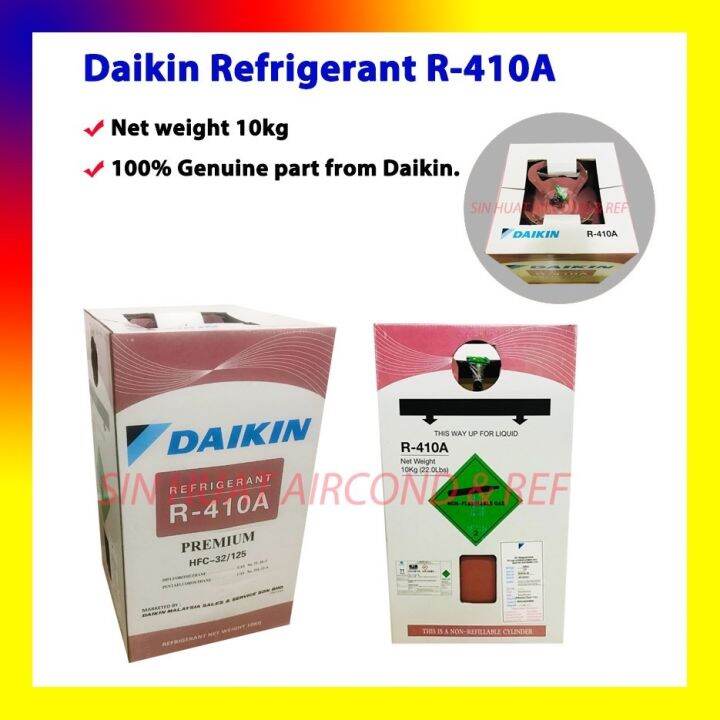 Daikin R410a Refrigerant Gas (10kg) R-410a Gas Aircond (ORIGINAL) Gas R410 | Lazada