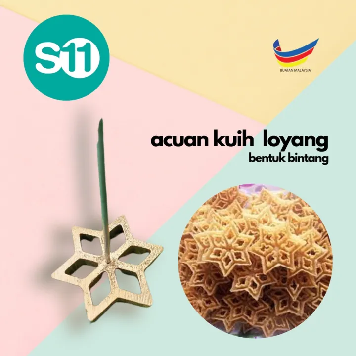Acuan Kuih Loyang Bentuk Bintang | Lazada
