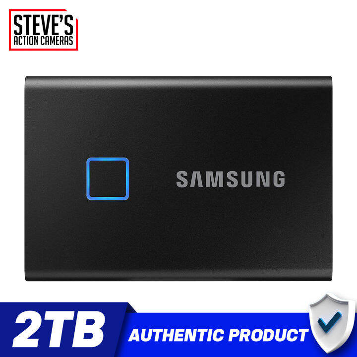 Samsung Portable SSD T7 TOUCH USB 3.2 2TB External Solid State Drive ...