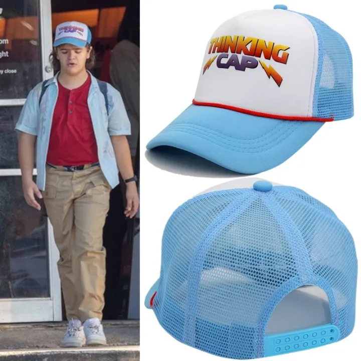 Stranger Things Season 4 Baseball Cap Dustin Hat Retro Mesh Thinking ...