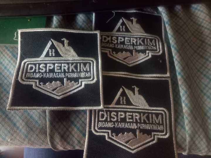 Bordir logo bisa custom disperkim bidang kawasan pemukiman | Lazada ...
