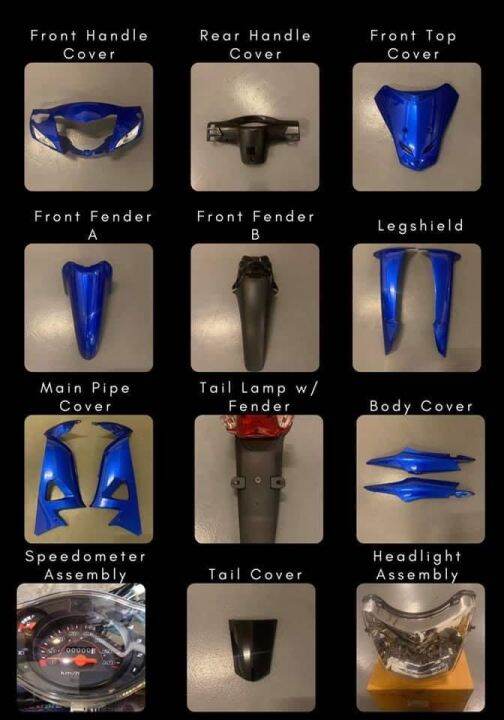 YSW FAIRINGS AND SPARE PARTS for HONDA WAVE 100 FREE FAIRING SCREW w ...