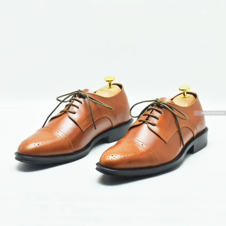 Sepatu Pantofel Formal Pria Oxford Shoes Brogue Style Kerja Pesta ...