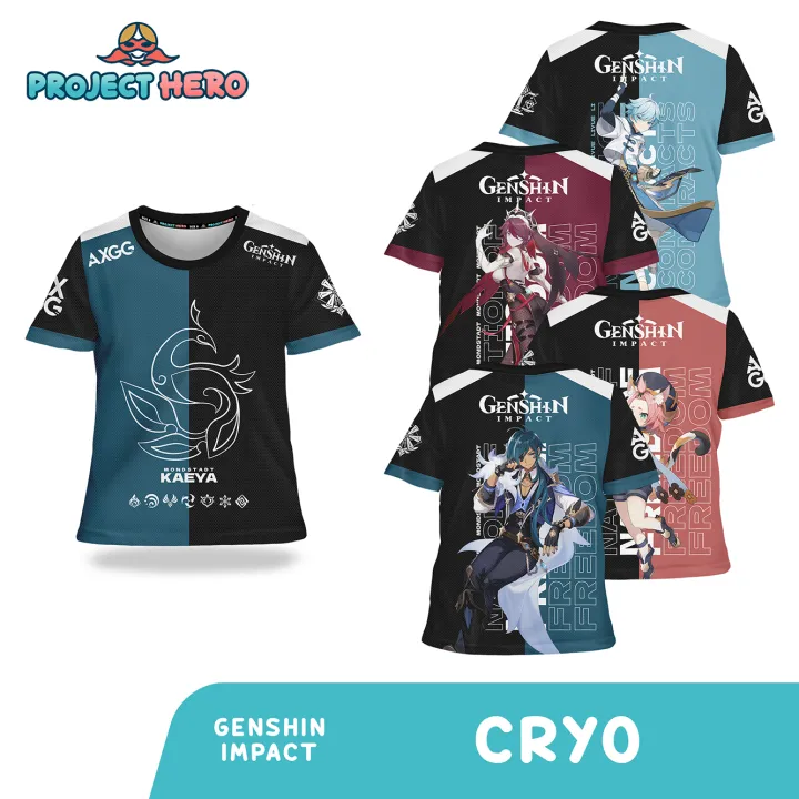 Project Hero Kids Clothing - Gaming Collection " Genshin Impact " Cryo ...