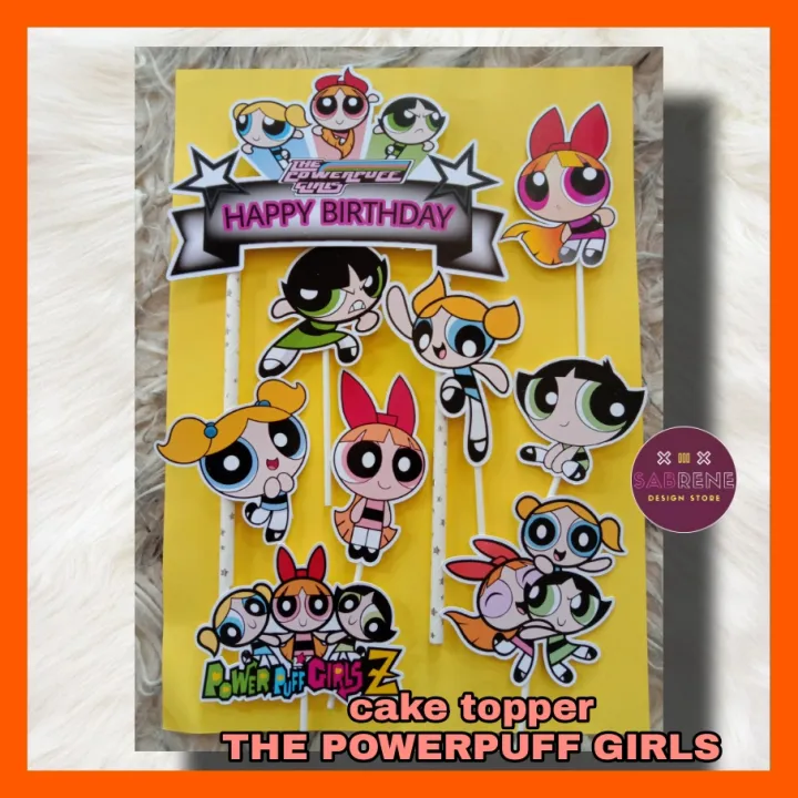 THE POWERPUFF GIRLS CAKE TOPPER BAKEWARE DECORATION | Lazada