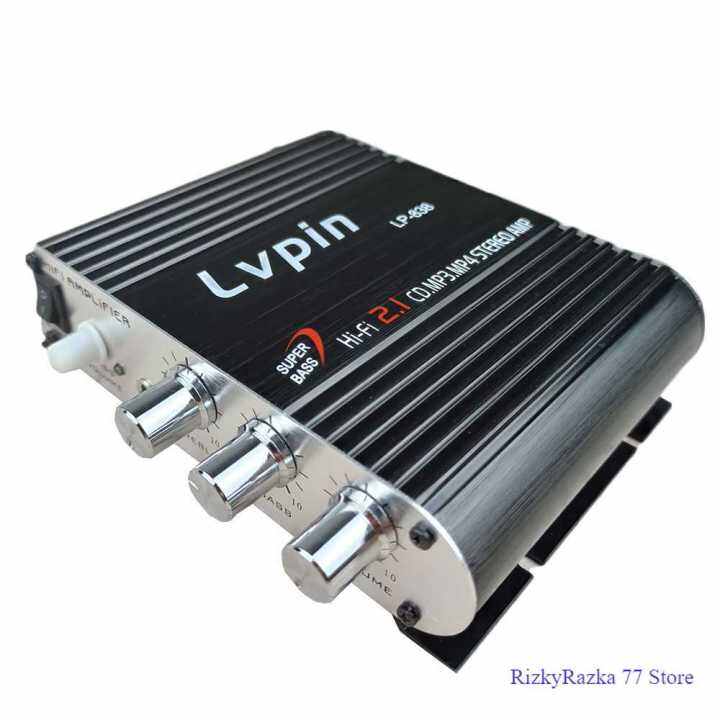 Power Amplifier LVPIN Mini HiFi Stereo Amplifier Treble Bass Booster ...