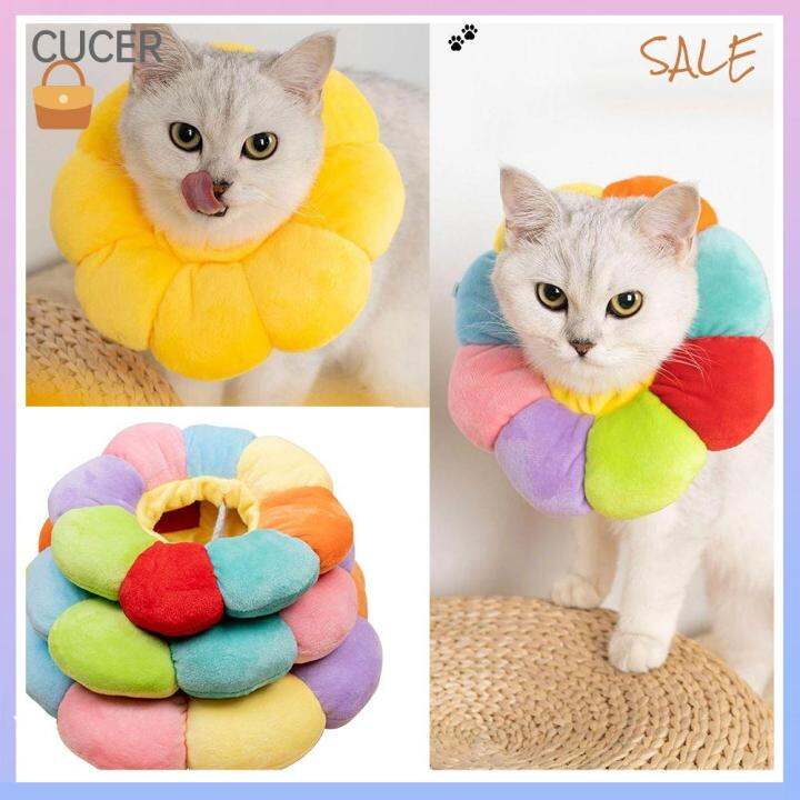 【COD&Ready Stock】Elizabethan Collars Cat Dog Recovery Collar Cute Neck ...