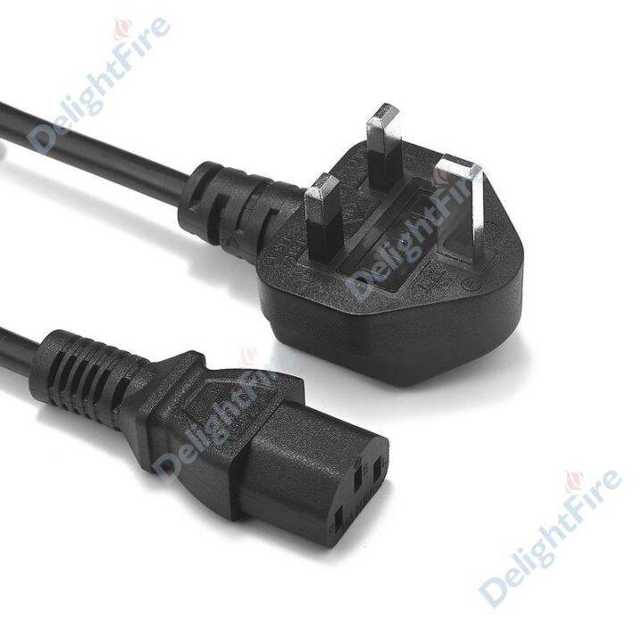 ♥UK Plug Power Cord 1.5m Kettle Main IEC C13 Power Supply Cable For PC ...