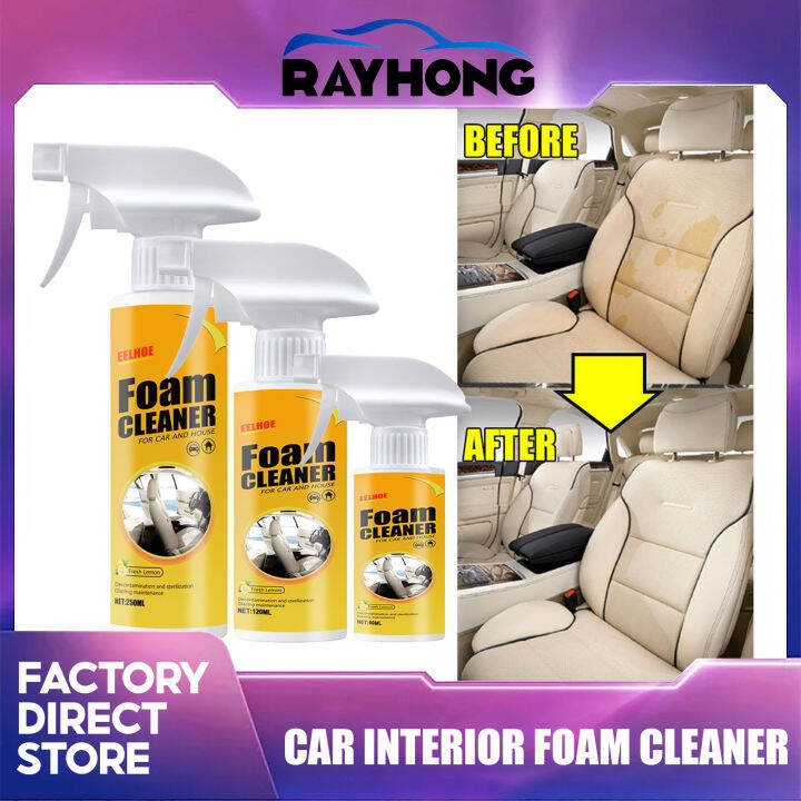 Rayhong 250ml Multi-Purpose Foam Cleaner Cleaning Car House Seat Interior Auto Accessories Anti ...