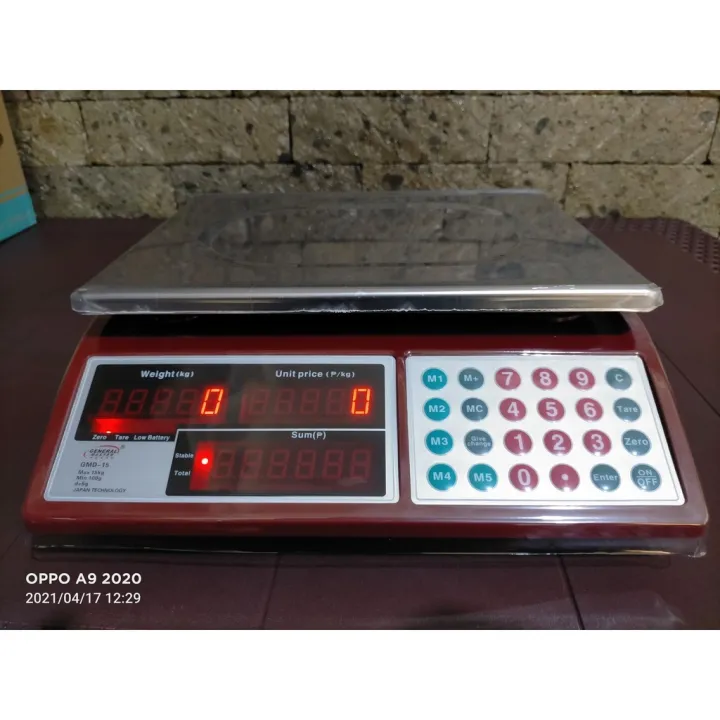 General Master Digital Weighing Scale 15kg | Lazada PH