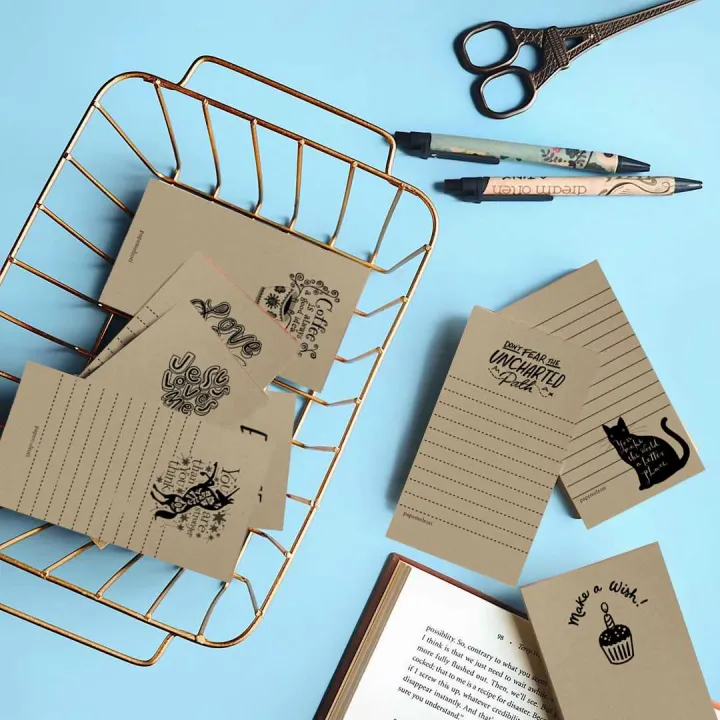 Papemelroti Make a Wish Kraft Notepads | Memo | Stationery | Lazada PH