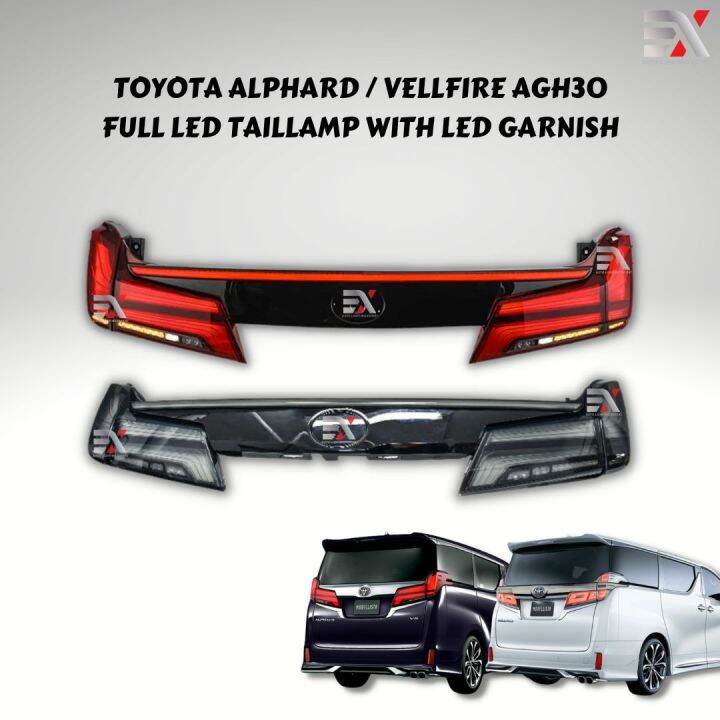 Toyota Alphard Agh30 / Vellfire Agh30 15-22 LED TAILLAMP (With Led ...