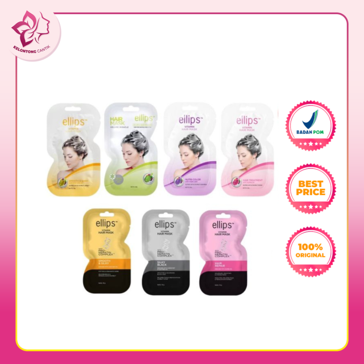 Ellips Hair Mask Sachet 20gr - Kelontong Cantik | Lazada Indonesia