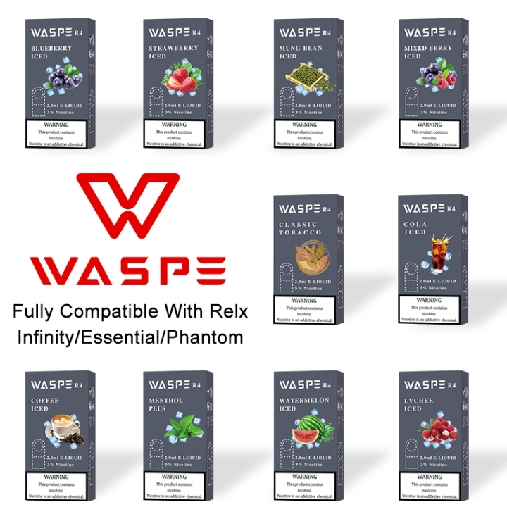 Authentic WASPE R4 Relx1 Infinity Pods Compatible RELX1 Infinity Single ...