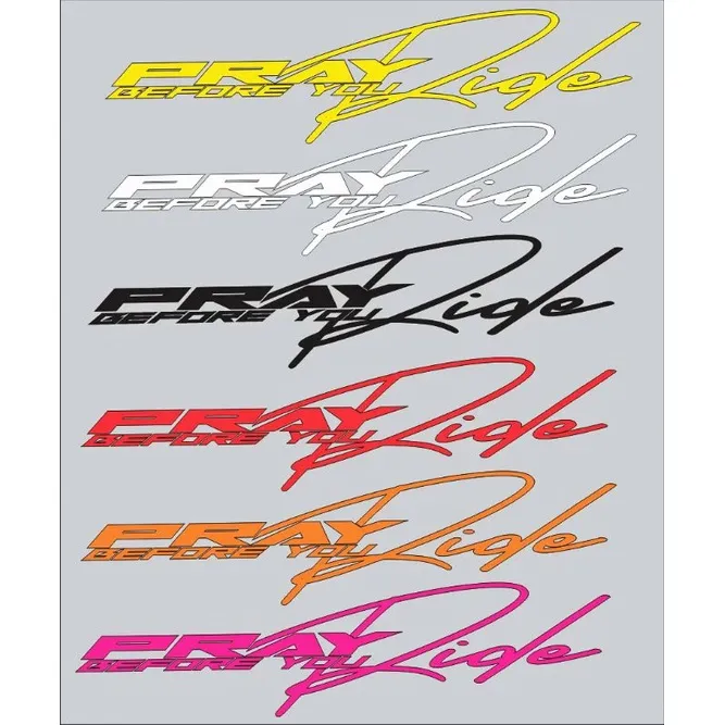 pray before you ride sticker 2x8 inches | Lazada PH