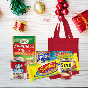 #89 Christmas Grocery Package Worth 400 | Lazada PH