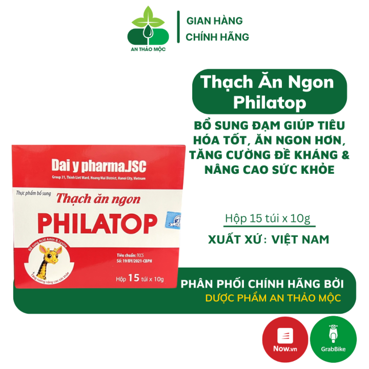 Thạch ăn ngon philatop bổ sung đạm giúp tiêu hóa tốt ăn ngon hơn,tăng ...