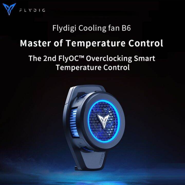 Flydigi B6 B6X Mobile Gaming Cooling Fan Cooler Magnetic Suction ...