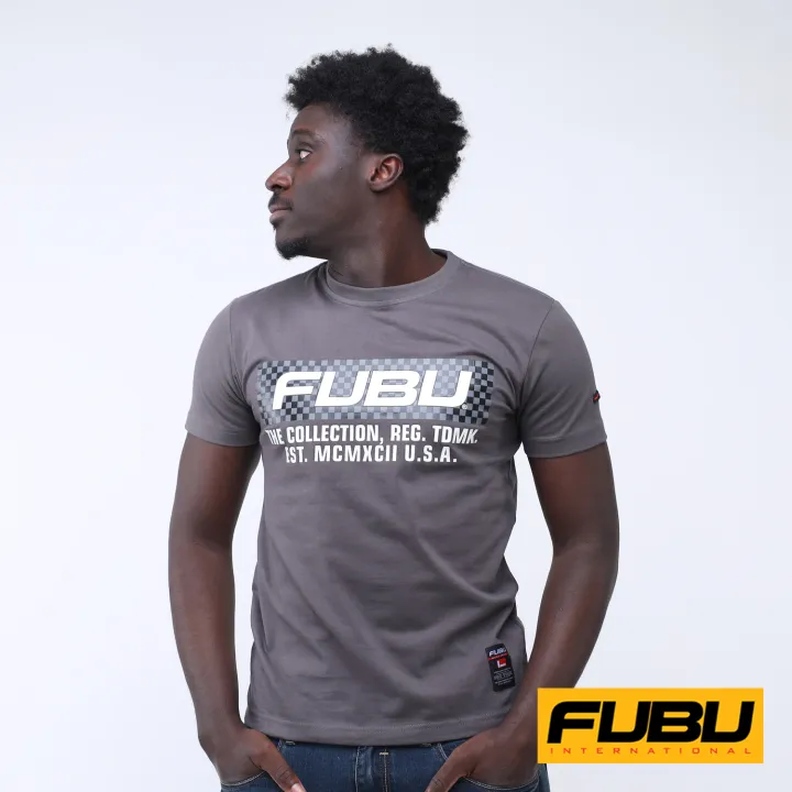 Fubu Round Neck Muscle Fit FBT01B-2765 (Maz Gray) | Lazada PH