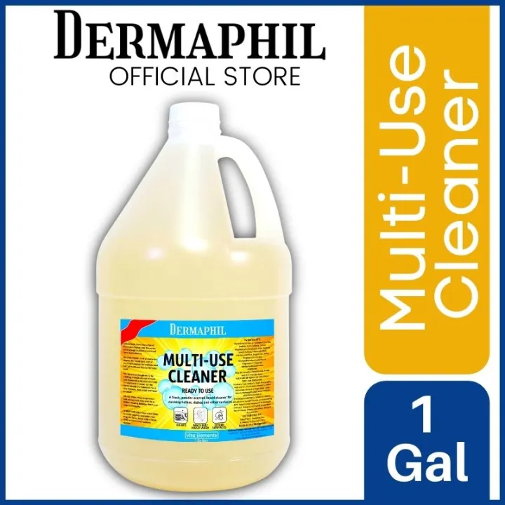 DERMAPHIL Multi-Use Cleaner 1 Gal - Dish Washing / Laundry / Surface ...
