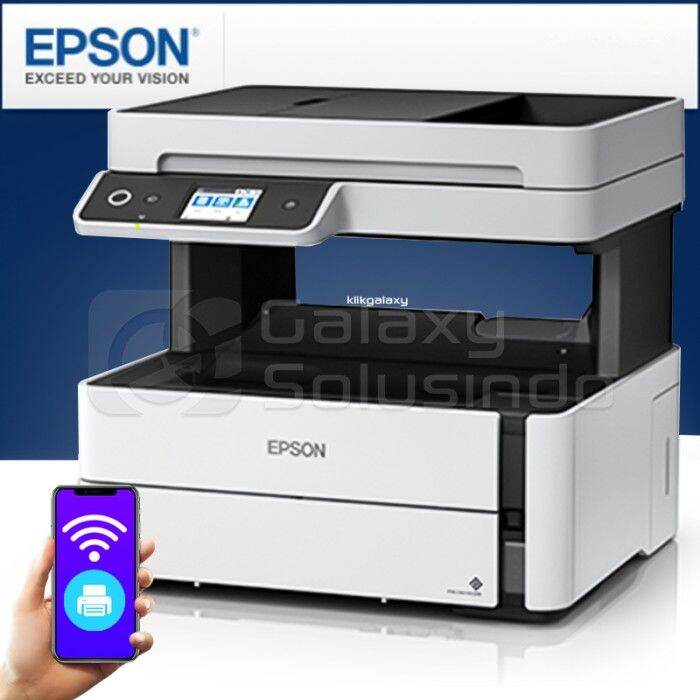 Epson M3170 Wi-Fi EcoTank Monochrome All-in-One Ink Tank Printer ...