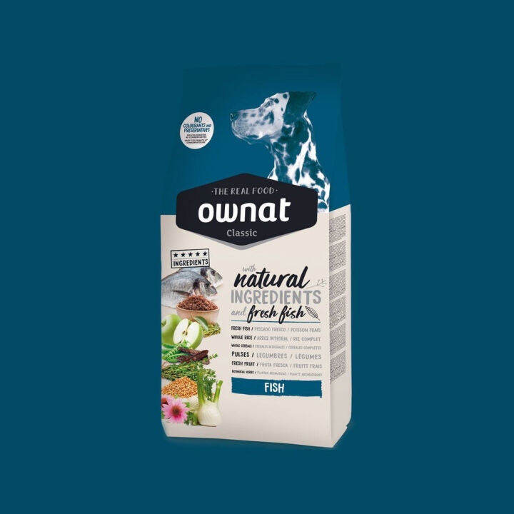 OWNAT CLASSIC DOG FOOD FISH / COMPLET 20KG | Lazada