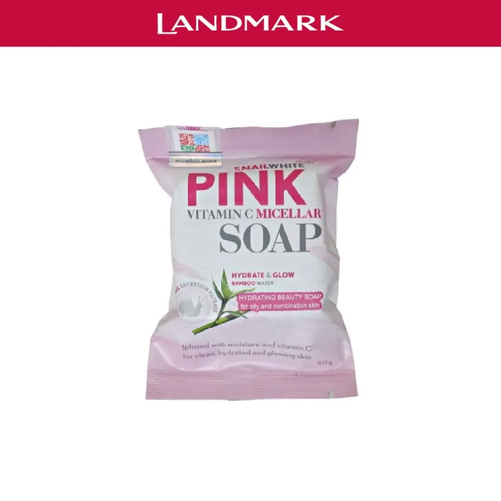 Snailwhite Pink Vitamin C Micellar Soap 60g | Lazada PH