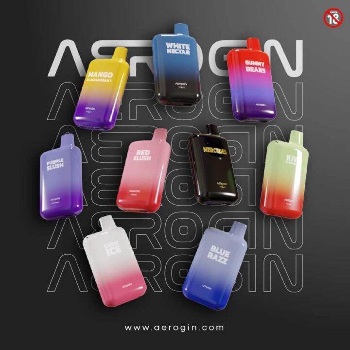 ♟☇ Aerogin x Viscosity 5500 Puffs Disposable Vape Pod Legit 12ml 5 ...