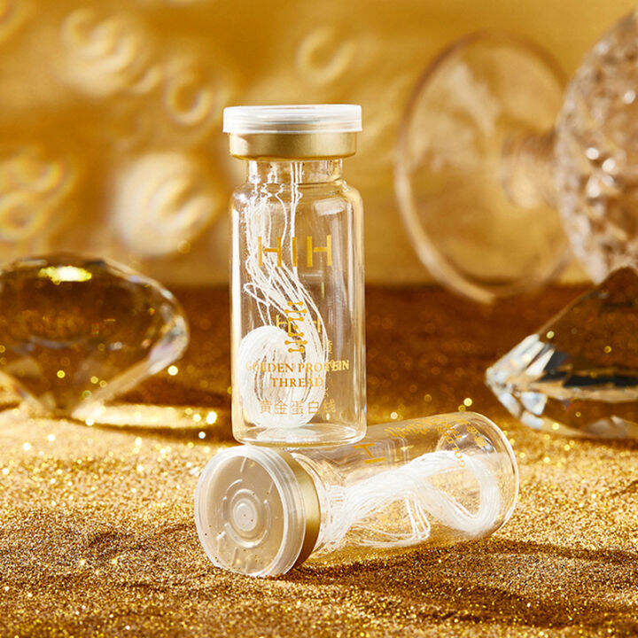 20 Lines Thread No Needle Silk Fibroine Line Essence Collagen Thread ...