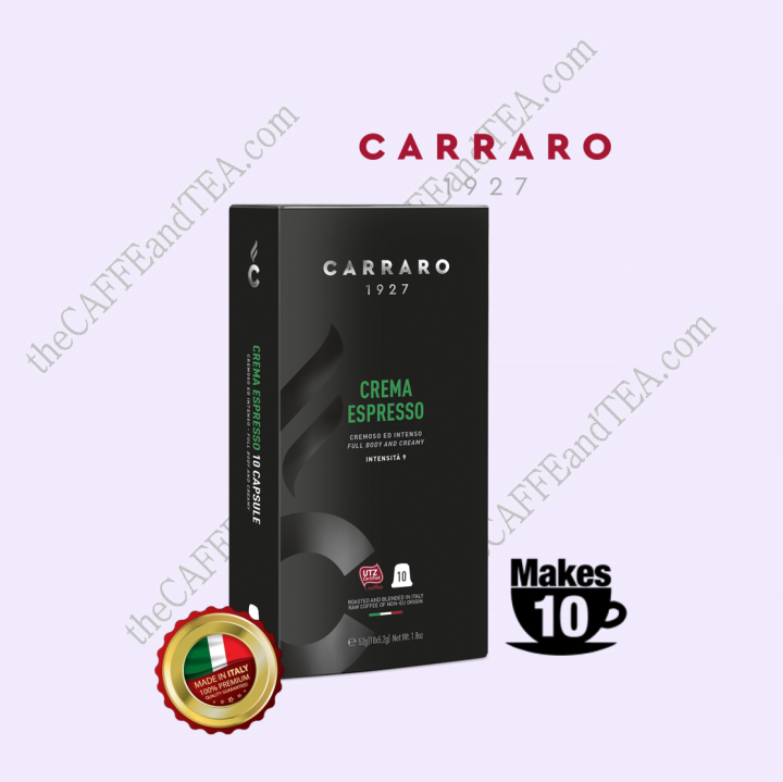 Carraro 1927 - Crema Espresso Nespresso Compatible Coffee Capsule (52g ...