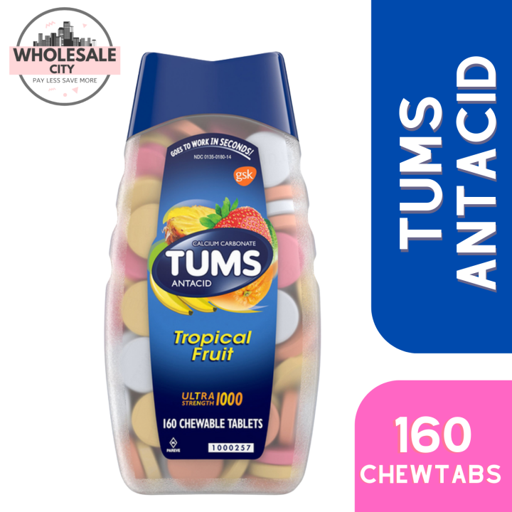 TUMS Ultra Strength 1000 mg Antacid 160 Tablets | Lazada PH