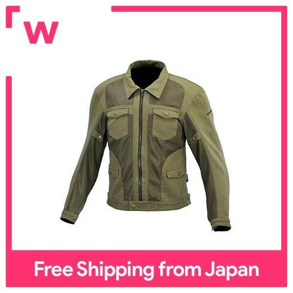 Komine JK-161 Field Mesh Jacket สำหรับรถจักรยานยนต์ Olive WM | Lazada.co.th