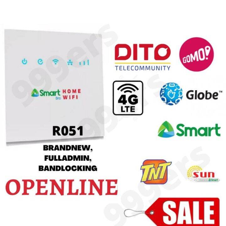AxrIegdI SMARTBRO PREPAID WIFI R051 OPENLINE | Lazada PH