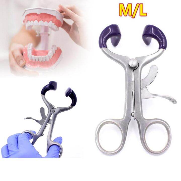 Stainless Steel Dental Clamp Style Mouth Opener Retractor Spreader ...