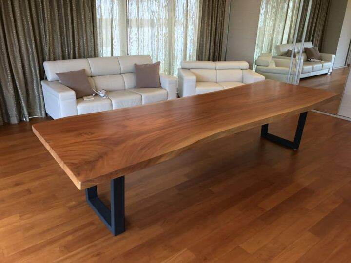 Suar Wood Dining Table | Lazada