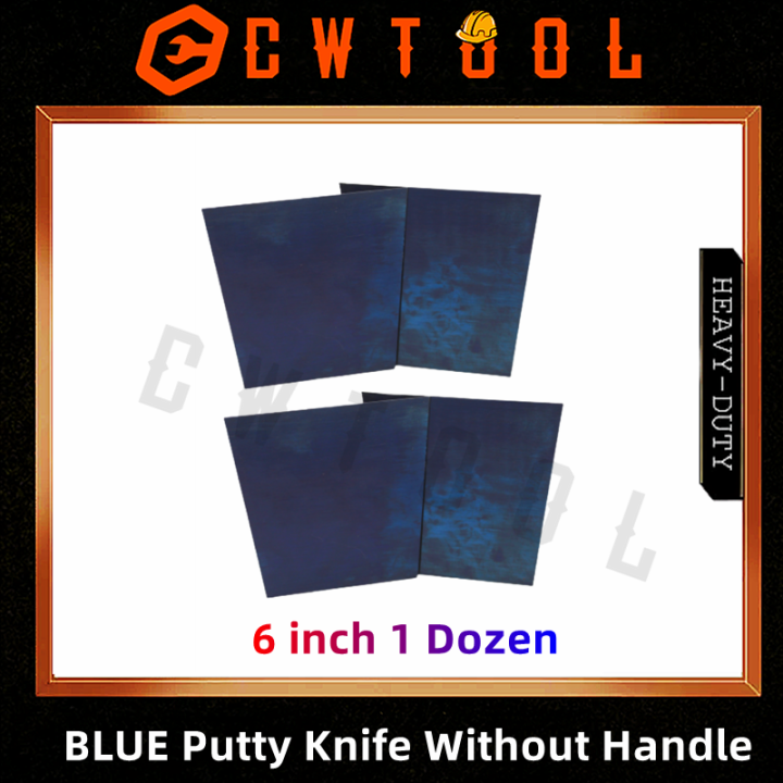 Scraper Paleta Putty Knife Without Handle Heavy Duty Blueish 1 Dozen ...