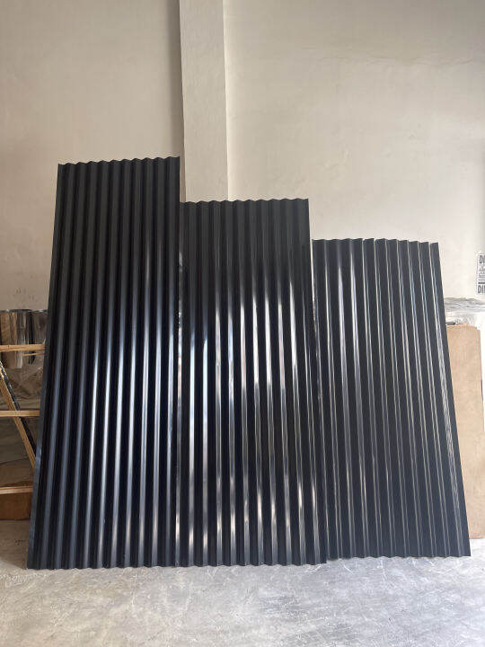 Seng atap gelombang (Hitam) 8 kk | Lazada Indonesia