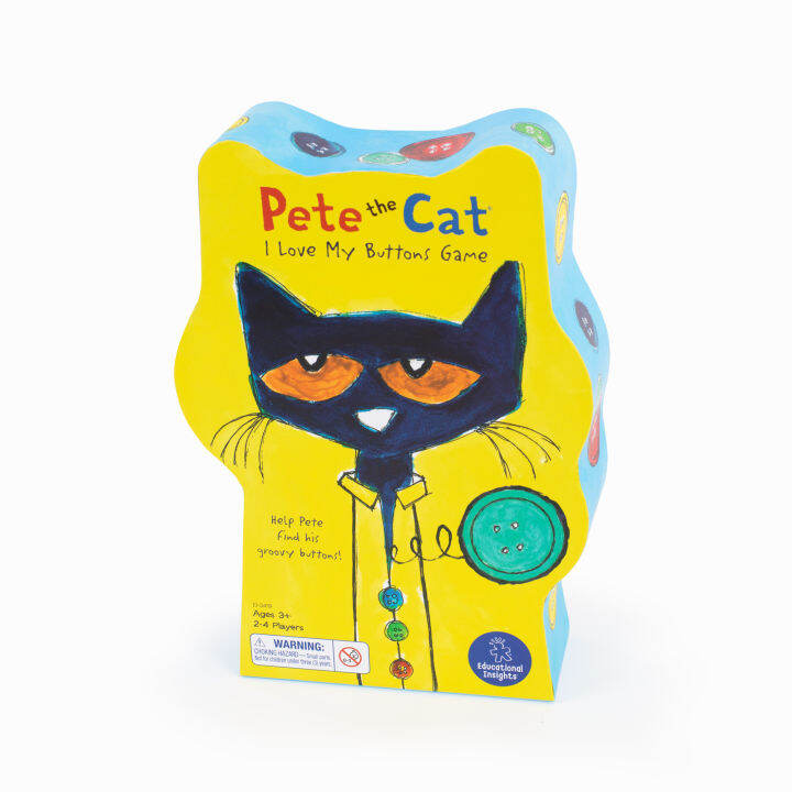[ 3 ขวบ + ] - Pete the Cat I love my Buttons Game บอร์ดเกมเด็ก - [จาก ...