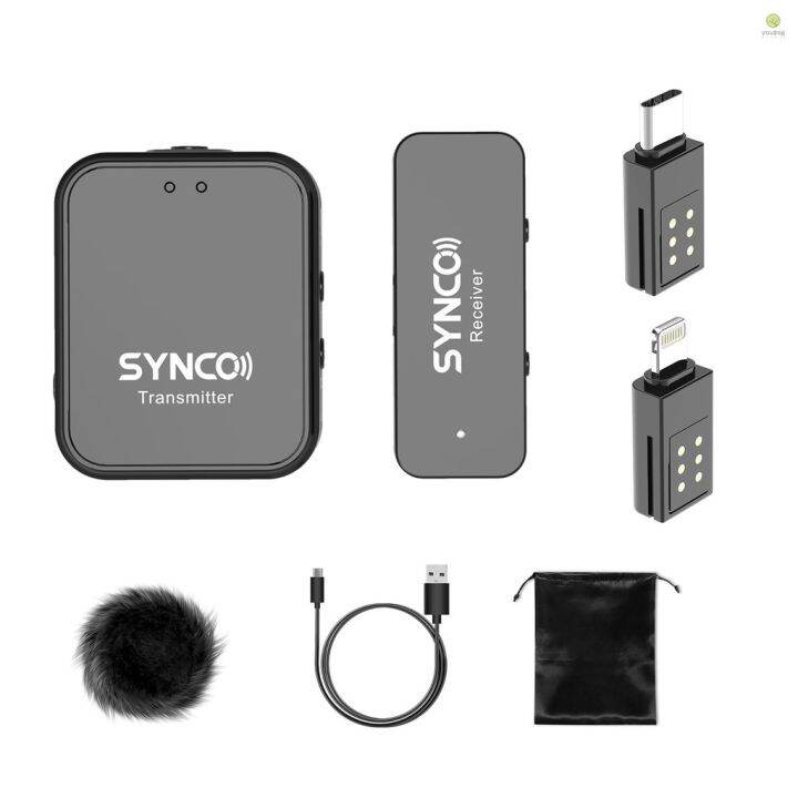 【Ready Stock】 SYNCO G1TL 2.4G Wireless Microphone System Including Clip ...