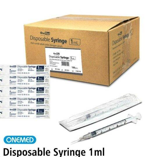 Spuit Syringe Onemed 1cc | Lazada Indonesia