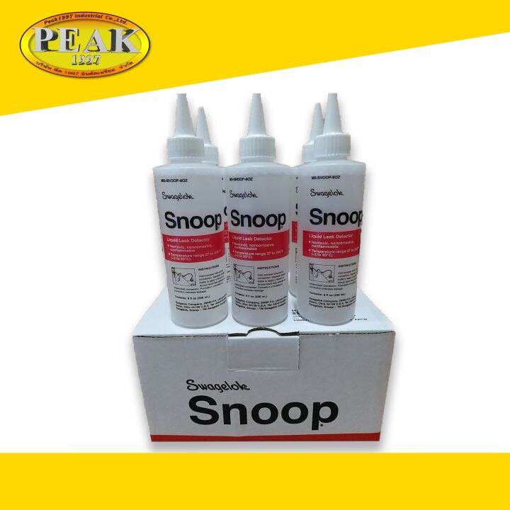 Snoop Liquid Leak Detector 8oz.น้ำยาตรวจรั่วก๊าซ ตรวจรอยรั่วเครื่องจักร ...
