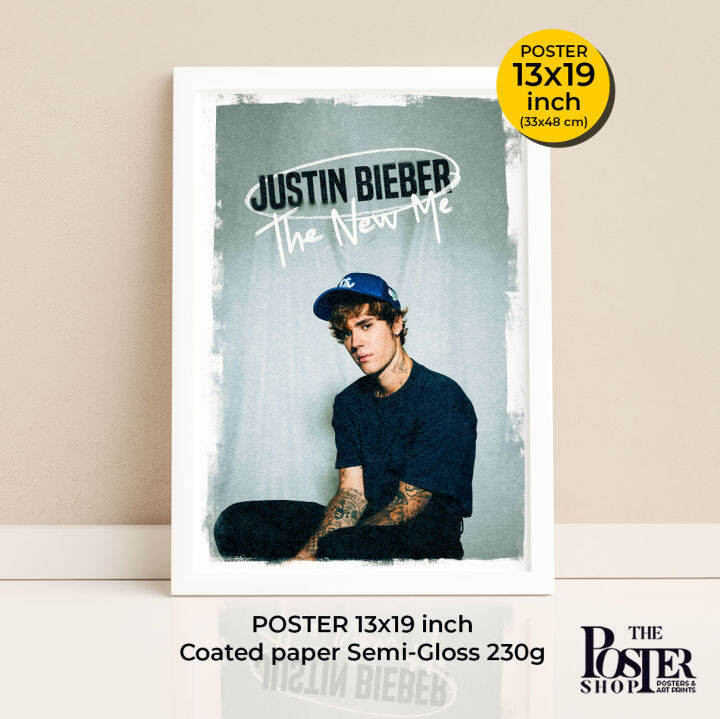 Justin Bieber Poster โปสเตอร์ จัสติน บีเบอร์ Canadian singer ภาพขนาด ...