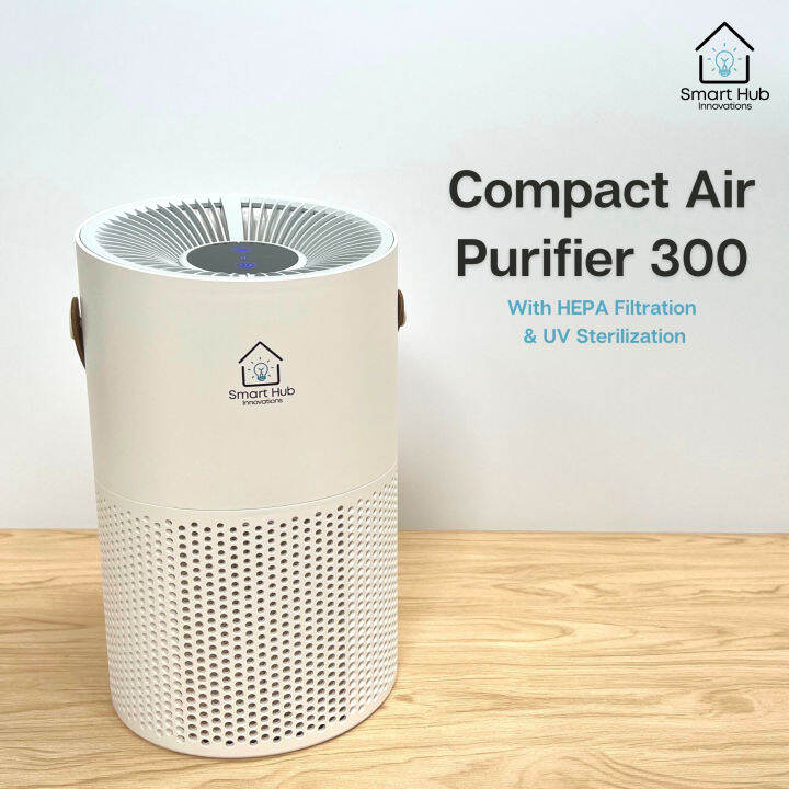 Smart Hub Innovations Compact Air Purifier 300 with HEPA Filtration ...