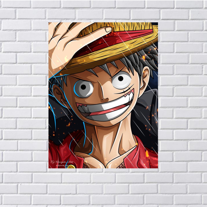 POSTER ANIME ONE PIECE/FOTO POSTER ANIME/POSTER ONE PIECE/BAHAN AC260 ...