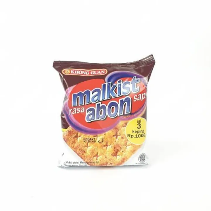 Khong Guan Malkist Abon Sapi pak isi 10 pcs | Lazada Indonesia